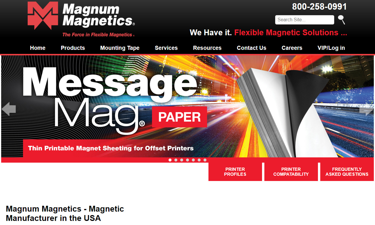 Magnum Magnetics Corporation | Magnet Assemblies